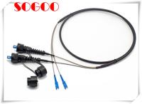 China Waterproof CPRI Fiber Cable Armored FTTA SC LC Patch Cord UV Resistant for sale