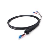 China Duplex LC 5.0mm Flexible 360 Degree NSN Boot Outdoor Fiber Optic Cable for sale