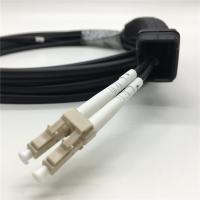 China Duplex LC 5.0mm Flexible 360 Degree NSN Boot Outdoor Fiber Optic Cable for sale