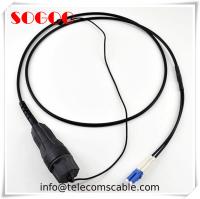 China Fullaxs-LC Outdoor Armoured Fibre Optic Cable IP67 Waterproof Fiber Patch Cord for sale
