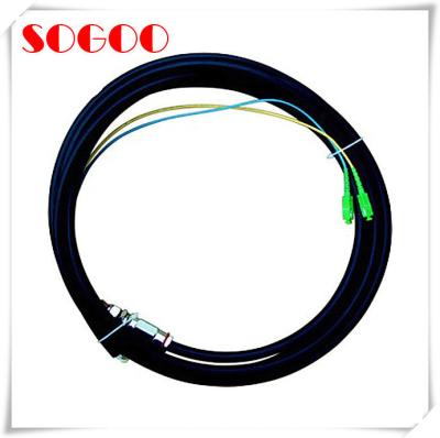 China Waterproof Fiber Optic Pigtail Patch Cord 5.0mm Diameter With SC UPC Connector for sale