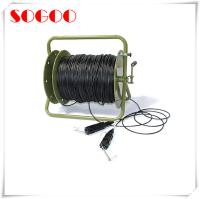 China Deployable Outdoor Fiber Patch Cable Tactical Fiber Optic Cable Reel 500 Meter for sale