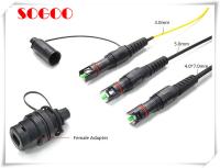 China IP67 Waterproof Military Outdoor Fiber Patch Cable For Passive Optical Networks for sale