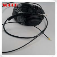 China LC- LCD Fullaxs Outdoor Fibre Optic Cable SM Duplex G657A1 With Grounding wire for sale