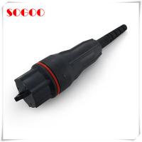 China LC- LCD Fullaxs Outdoor Fibre Optic Cable SM Duplex G657A1 With Grounding wire for sale