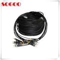 China Armored Waterproof Fiber Optic Cable Duplex LC OM3 OM4 LC / UPC For Outdoor for sale