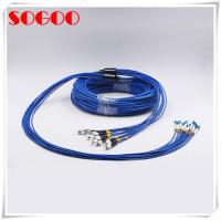 China Black Outdoor Armored Fiber Patch Cord FTTH SC/LC/FC/ST Simplex Fiber Count for sale