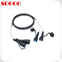 China Black Outdoor Armored Fiber Patch Cord FTTH SC/LC/FC/ST Simplex Fiber Count for sale