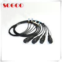 China Fiber Optic Armored Patch Cable 2 Core FullAXS To LC IP 67 Waterproof Jumpers for sale