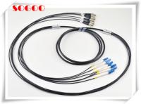 China 12 Cores Military Armored Fiber Patch Cord With FC LC ST SC UPC Connector for sale