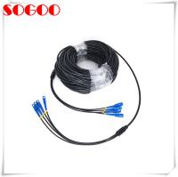China Duplex Armored Fiber Patch Cord CPRI DLC-DLC For BBU / RRU 5G Base Station for sale