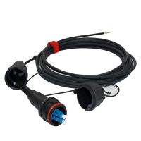 China IP67 Defense Waterproof Fiber Optical Cable with Fullaxs LC for Ericsson for sale