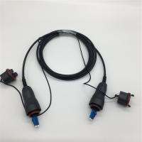 China IP67 Defense Waterproof Fiber Optical Cable with Fullaxs LC for Ericsson for sale