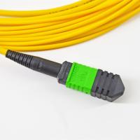 China 2m 8 Core Single Mode MTP LC Fiber Breakout Cable for sale