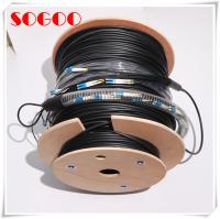 China 12 / 24 Fibers OM3 OM4 LC SC Fiber Breakout Cable for sale