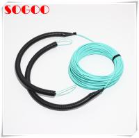 China 12 / 24 Fibers OM3 OM4 LC SC Fiber Breakout Cable for sale