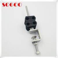 China M8 Threaded Hole Feeder Cable Clamp SUS304 PP Rubber For Base Station for sale