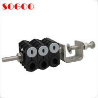 China 6 ways feeder clamp, fiber optical cable clamp and power cable clamp for sale