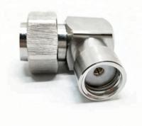 China 1/2 Feeder Cable Connector 4.3/10 L20 Mini Din Male Plug Right Angle Type for sale