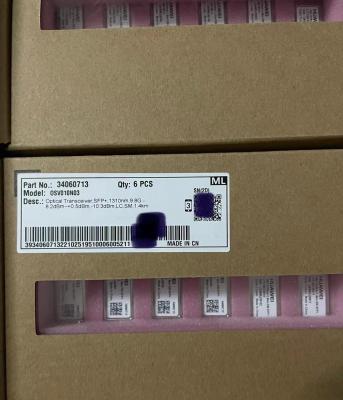 China Part No.34060713 Huawei Original Optical Transceiver , SFP+,1310NM, LC, SM, 1.4KM for sale