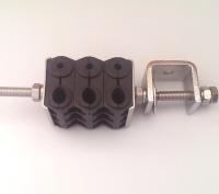 China Power and optical cable clamp for Optical cable+3.3/4/6/8.3mm2 RRU Power cable for sale