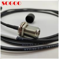 China Huawei original 04047637VB LMR195 jumper, 90 degree SMA male to N Female bulkhead connector for sale