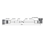 China 1/2 Superflex 7/16 DIN Male Right Angle To 4.3/10 Male Right Angle Jumper Cable 3M 5M 10M for sale
