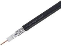 China Double Shield TV Coaxial Cable OFC Solid Copper Coax Cable With Connector F81 for sale