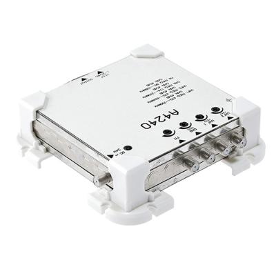 China Digital antenna cable tv signal system tinplate 2 input catv line amplifier for sale