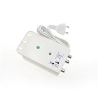 China Full Band Coverage HD Digital TV Antenna Amplifier 1 in 2 Out 24 dB Gain for sale
