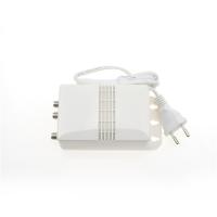 China Full Band Coverage HD Digital TV Antenna Amplifier 1 in 2 Out 24 dB Gain for sale