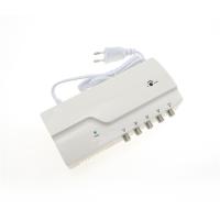 China Full Band Coverage TV Antenna Amplifier 1 in 4 Out 28 dB HD Digital Cable for sale