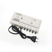 China Indoor CATV Signal Amplifier 20dB Gain 1 In 4 Out VHF UHF Multiband Antenna TV Cable for sale
