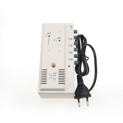 China Indoor Cable TV Amplifier 1 in 4 Out VHF 20dB Gain Multiband Antenna for sale