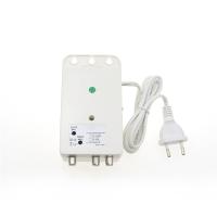 China CATV TV Antenna Signal Amplifier 24 dB 1 In 2 Out 40-862 MHz HD Digital for sale