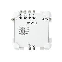 China A4240 RF Booster Amplifier , Tinplate RF Cable TV Signal Amplifier 22 for sale