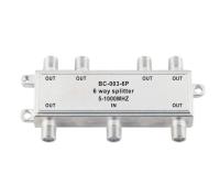 China 5-1000MHz 4 Way CATV Satellite Splitter IPTV Indoor Antenna TV F Type 75ohm for sale