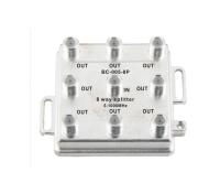 China 5-1000MHz 6 Way Cable Splitter CATV Satellite Splitter For Indoor Use for sale