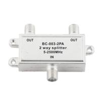 China Highfly 2 Way Indoor Splitter 1x2 CATV Multiswitch 2500MHz SMATV Splitter for sale