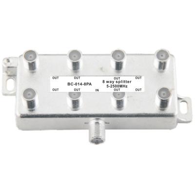 China Highfly 1 in 8 Out CATV Satellite Multiswitch 5-2500MHz SMATV Splitter Tap for sale