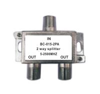 China Highfly 2 Way 5-2500mhz Cable TV Catv splitters Satellite Smatv Splitter for sale