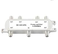 China 6 Way CATV Satellite Multiswitch 5-2500MHz SMATV Splitter Indoor for sale