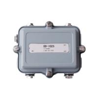 China Waterproof CATV Outdoor Tap Splitter 2 Way 5-1000MHz Power Passing 12A 60V for sale