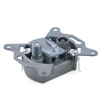 China IEC F-Type TV Sat Socket Zinc Casting Antenna Cable Double Connectors CATV Wall Socket for sale