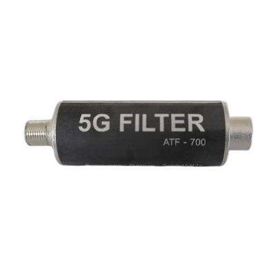 China 4G 5G LTE TV Antenna Signal Filter F-Type Connector Nickel Plated Housing for sale
