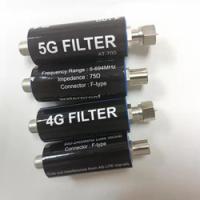 China 4G 5G LTE TV Antenna Signal Filter F-Type Connector Nickel Plated Housing for sale