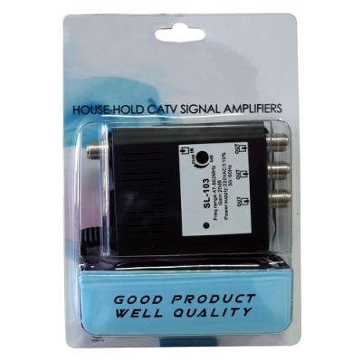 China Highfly STA-103 CATV Signal Amplifier 47-862MHz 20dB Gain 3 Way TV Amplifier for sale