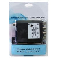 China Highfly 4 Way CATV Signal Amplifier STA-104 20dB Gain 230VAC Household TV Amplifier for sale