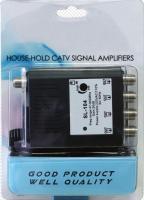 China Highfly 4 Way CATV Signal Amplifier STA-104 20dB Gain 230VAC Household TV Amplifier for sale