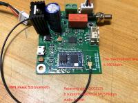 China Qualcomm QCC5125 aptX HD Bluetooth 5.0 Audio Amplifier Circuit Board 24bit Lossless for sale